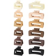 French Concord Hair Clips Claw - 6Pcs Side Slid Flat Hair Clips for ...