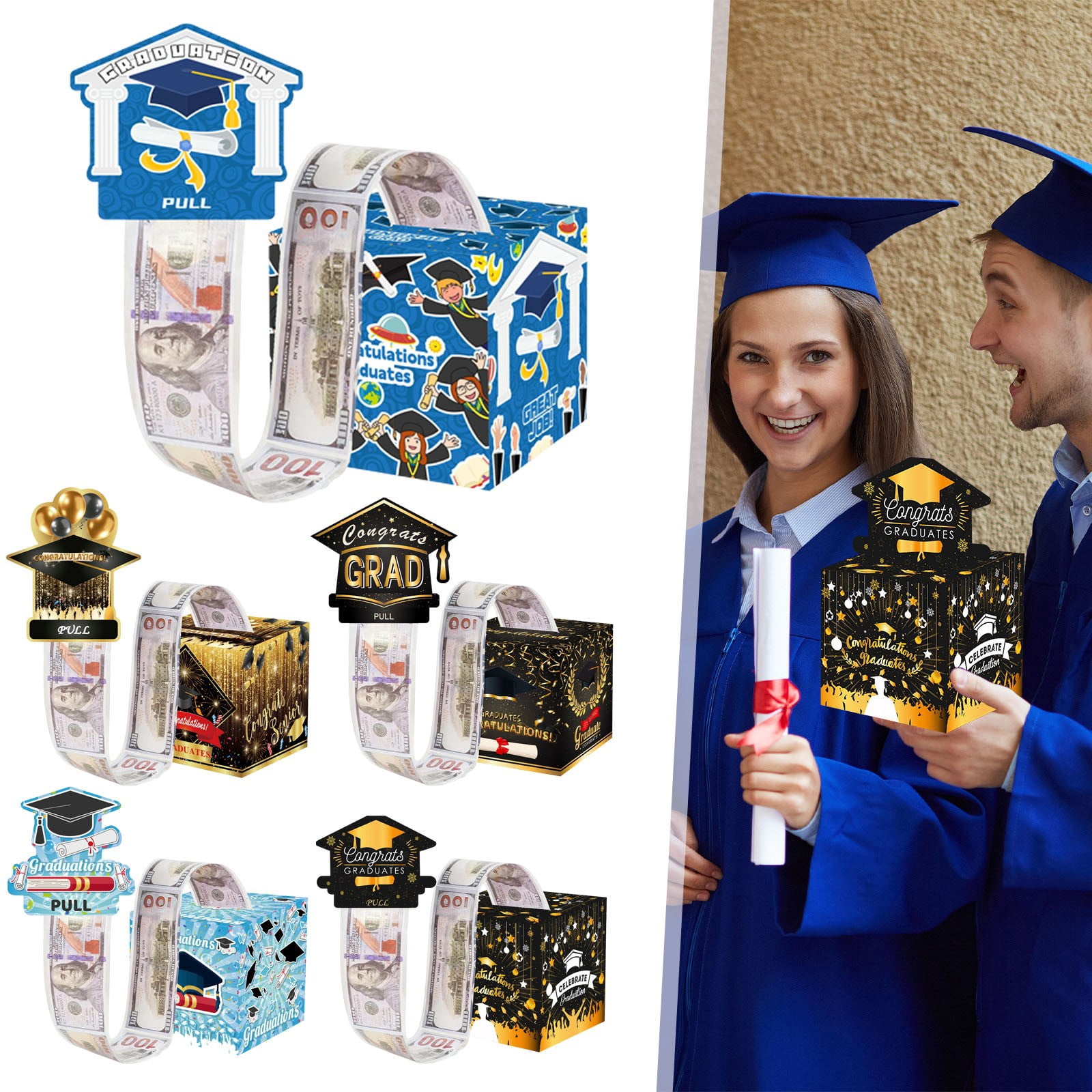 ZTTD 2026 Graduation Money Box, Class of 2026 Cash Gift Box, Graduation ...
