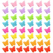 Scunci Mini Butterfly Claw Clips, Multicolor, 12 Count - Walmart.com
