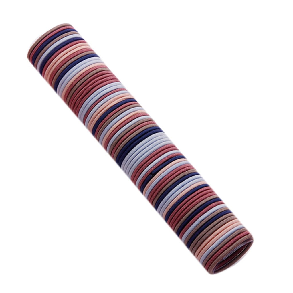 ZTTD 50Pcs Candy Color Hair Ties Band Hair Elastics Hair Bands Hair ...