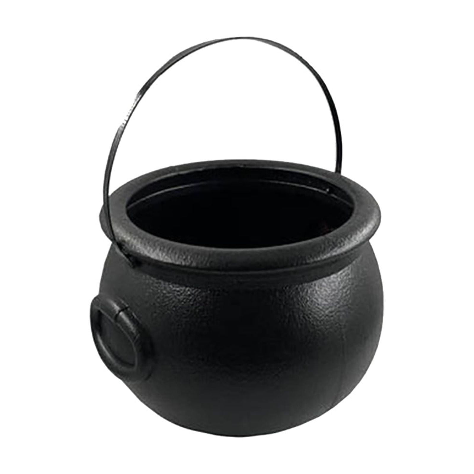 ZTTD Black Candy Cauldron, 1Pcs 5.5" Plastic Kettles Buckets with ...