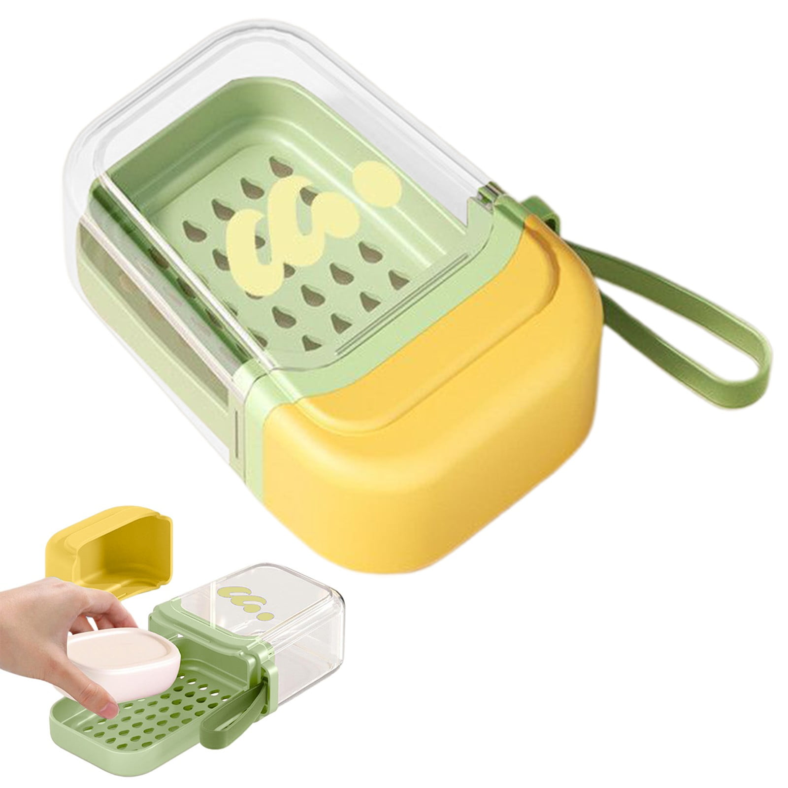 ZTTD Dopamine Portable Travel Mini Soap Box, 2025 Upgrade Travel Soap ...