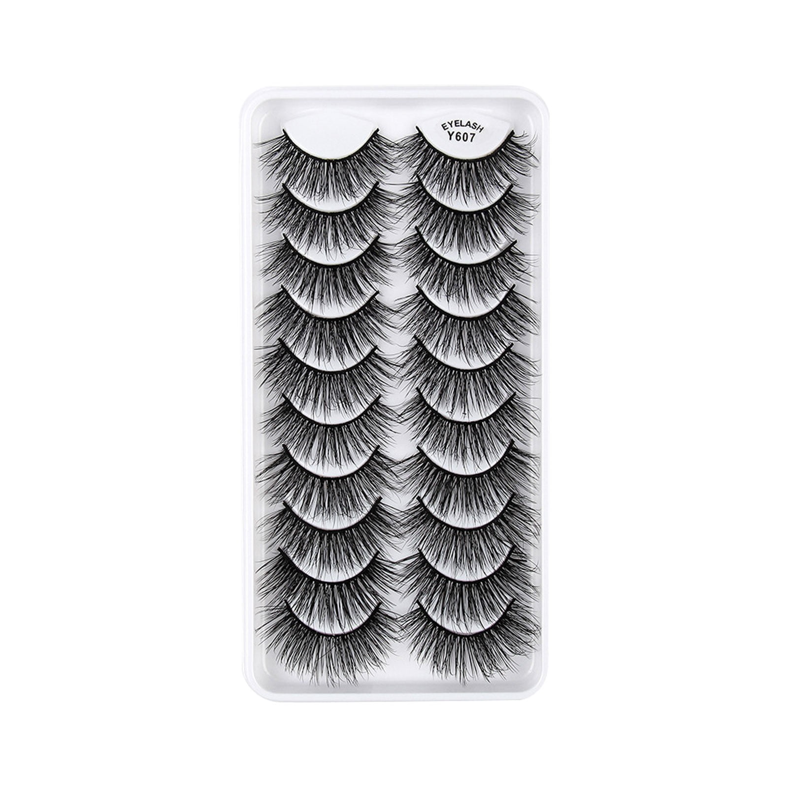 ZTTD False Eyelashes Cat Eye Synthetic fiber Lashes Pack Fluffy Short ...