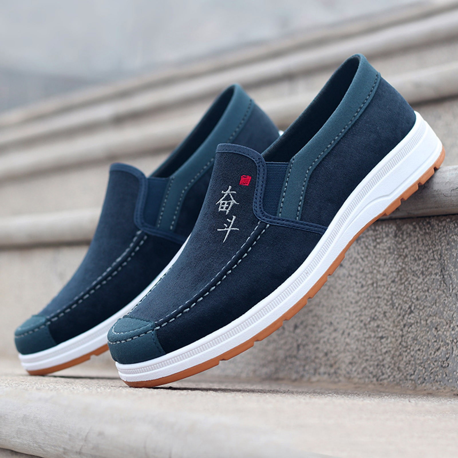 ZTTD Fashion All Season Men Casual Shoes Flat Non Slip Lightweight ...