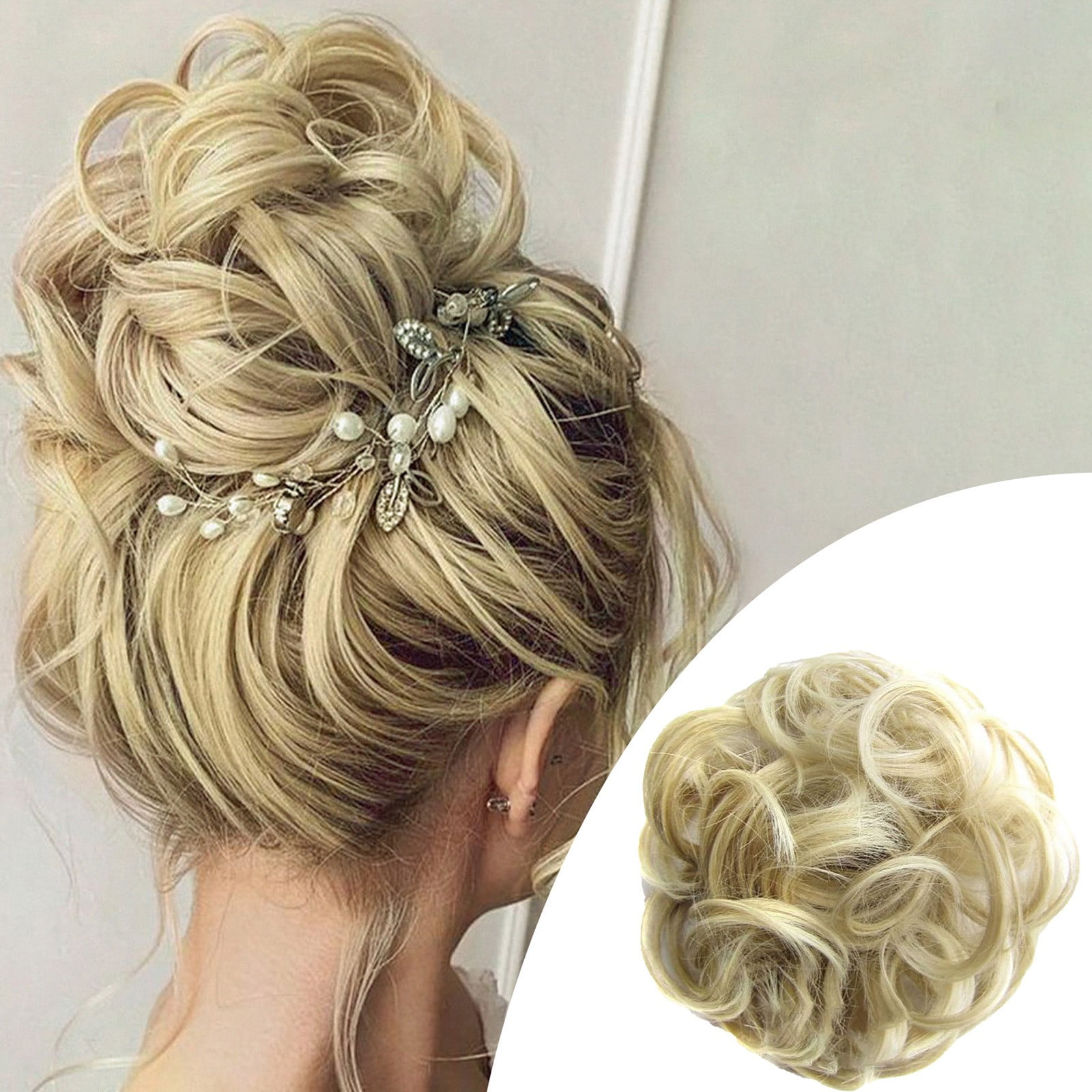 ZTTD Human Hair Bun Messy Bun Hair Piece Human Hair Bun Extension ...