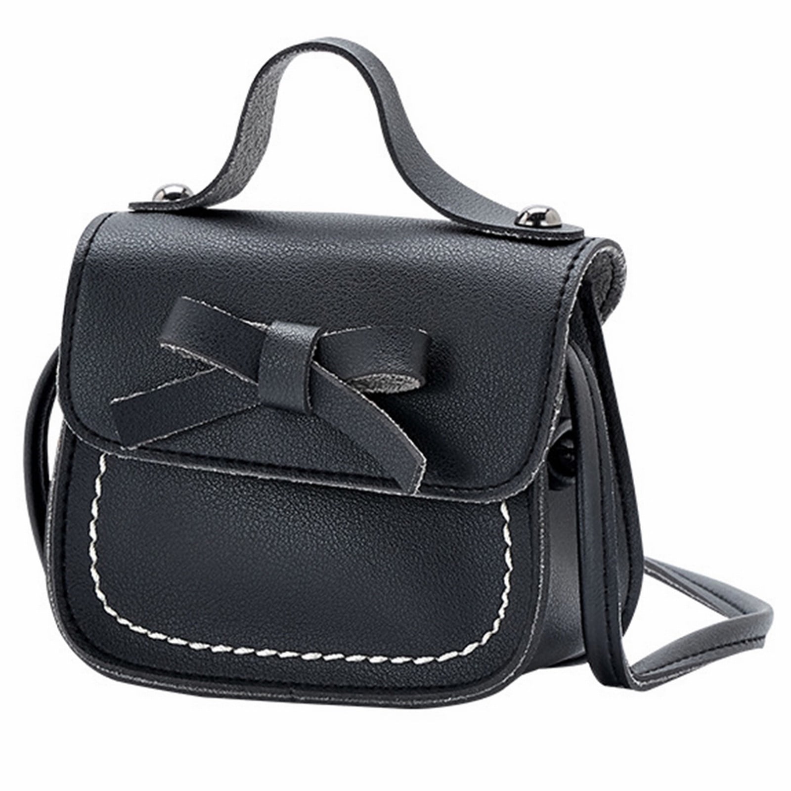 ZTTD Little Girl's Leather Shoulder Bag for Girls One Shoulder Bag ...