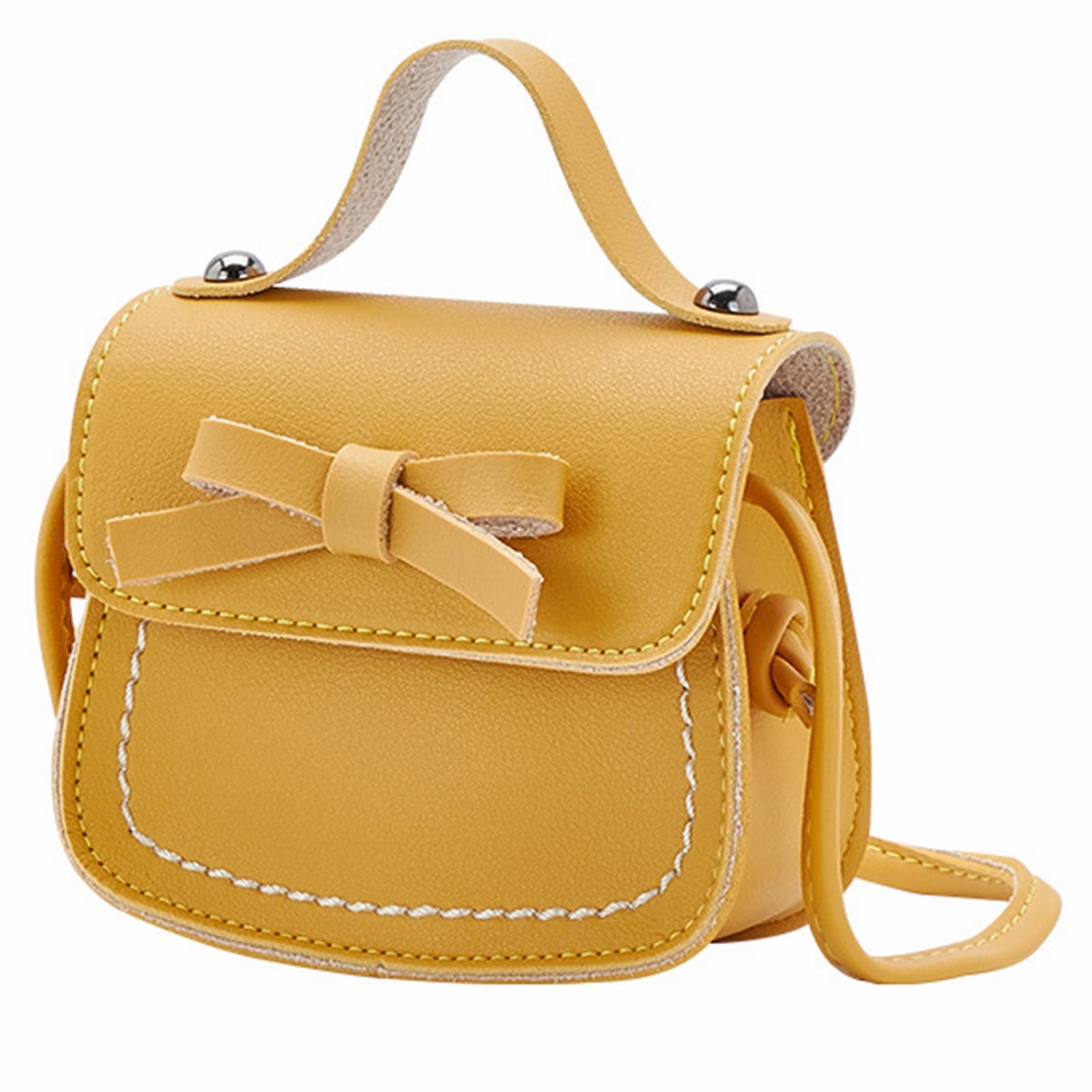 ZTTD Little Girl's Leather Shoulder Bag for Girls One Shoulder Bag ...