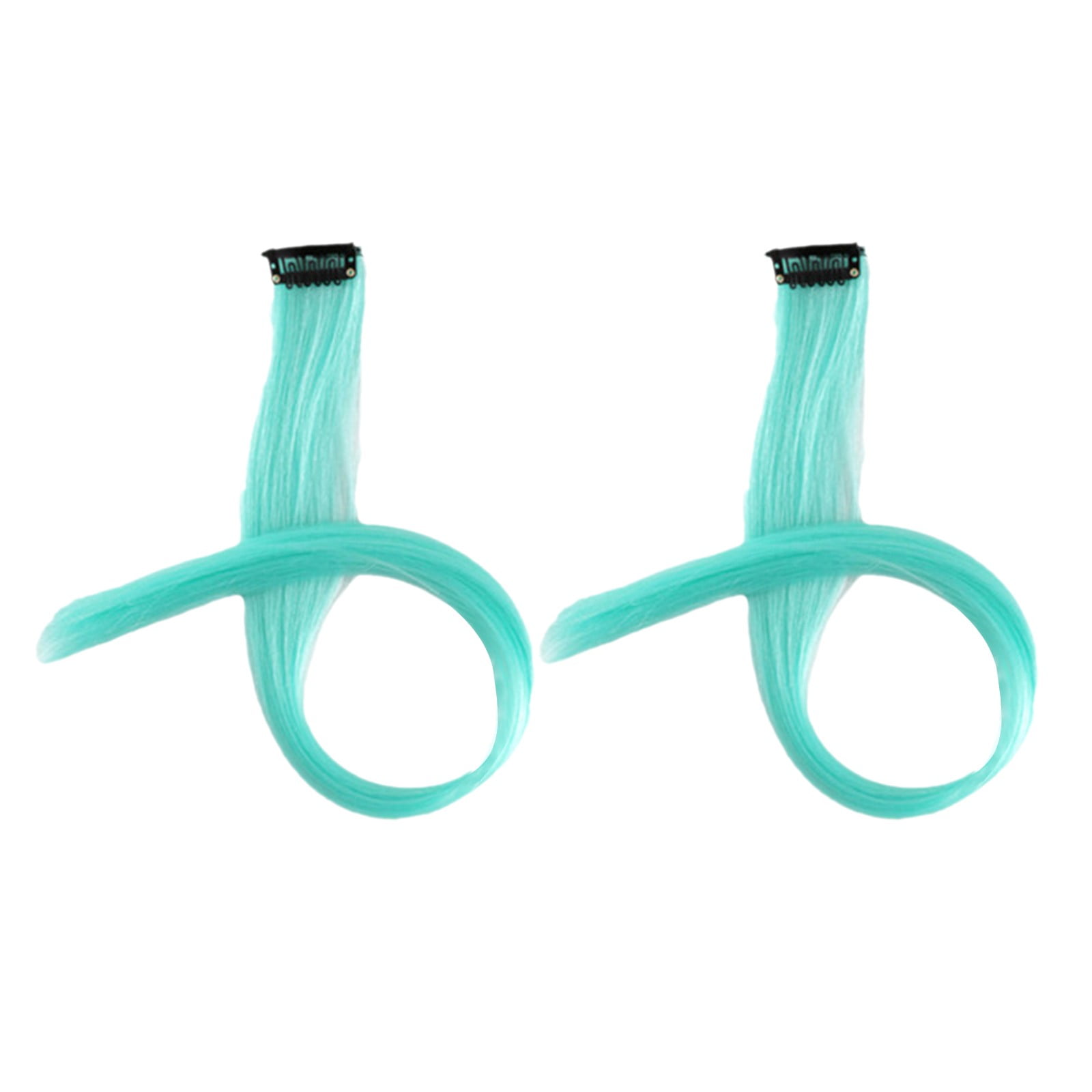 zttd luminous colored hair extensions, party highlights in synthetic ...