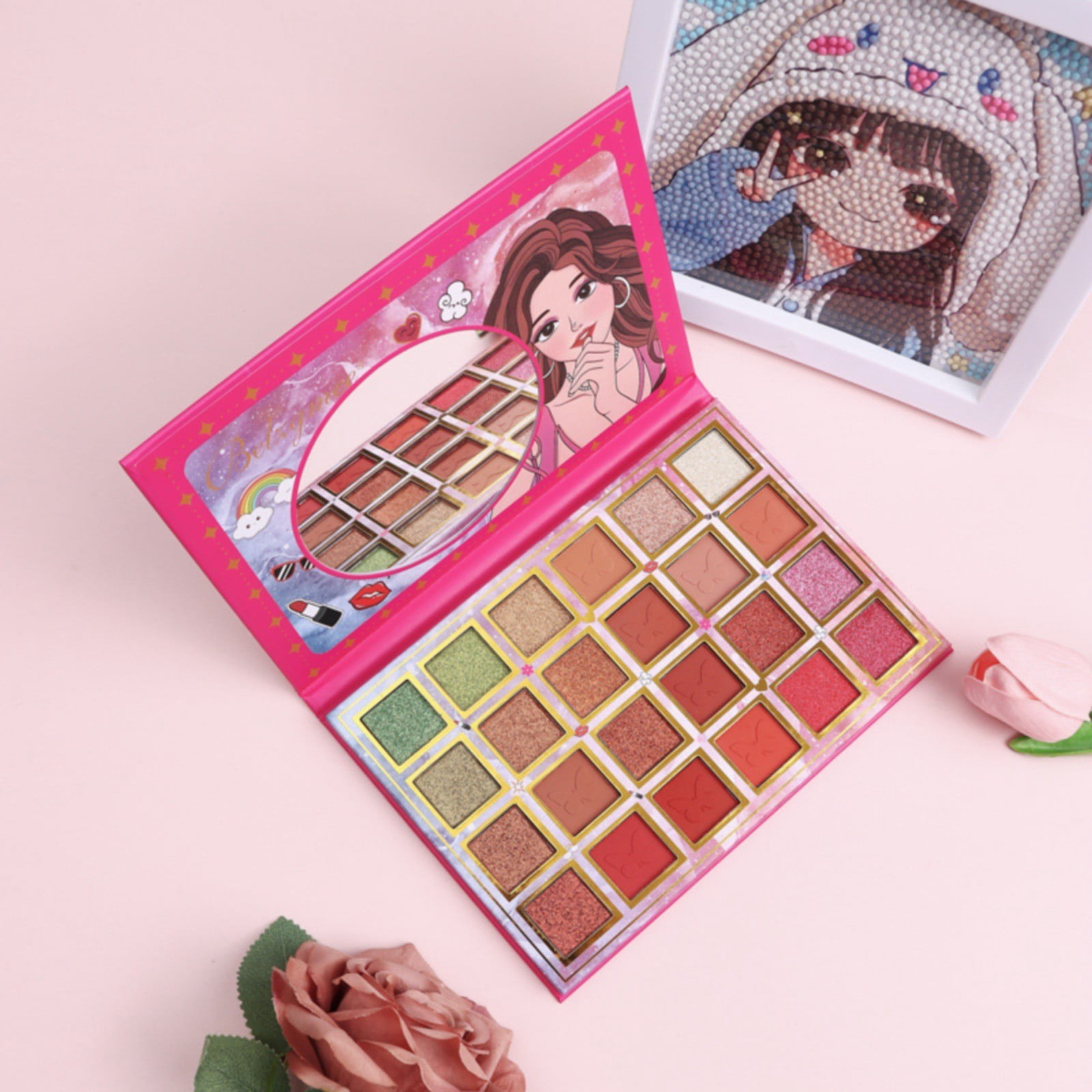 ZTTD Nude Colorful Eye Shadow Makeup Pallet High Pigmented Rainbow ...