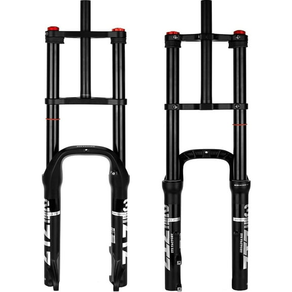 TOSEEK MTB Rigid Fork 1-1/8" Full Carbon Fiber Disc Brake Fork 26/27.5/ ...