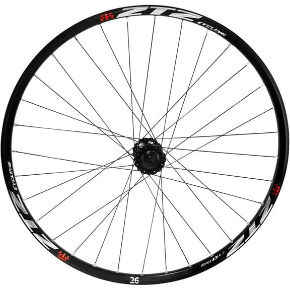 29 Inch Bicycle Mountain Bike Wheel Set, Aluminum Alloy Rim Disc Brake MTB Wheelset, Quick ...