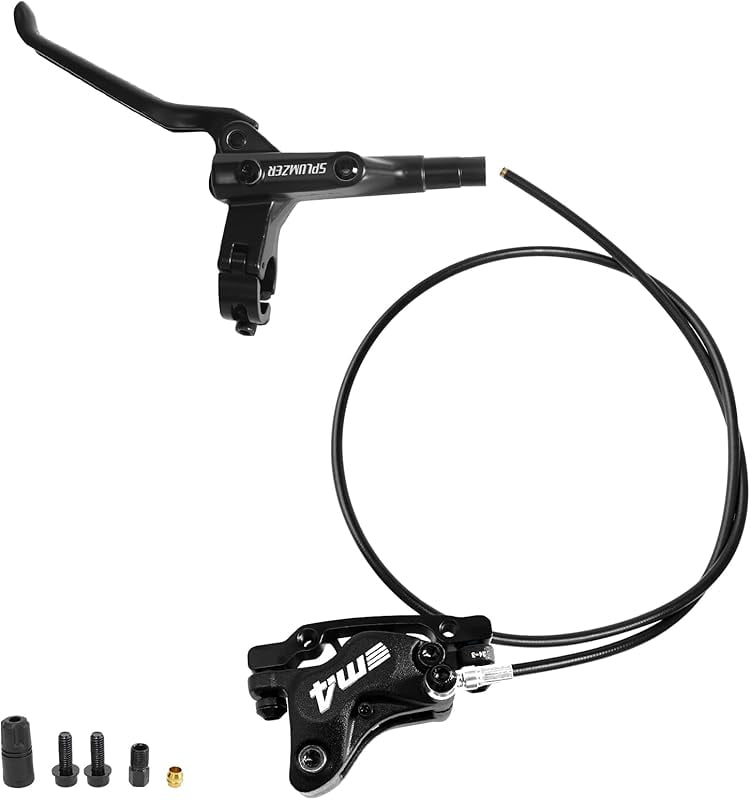 ZTZ 4-Piston Internal Routing Hydraulic Brake Set, Left Front 850mm and ...