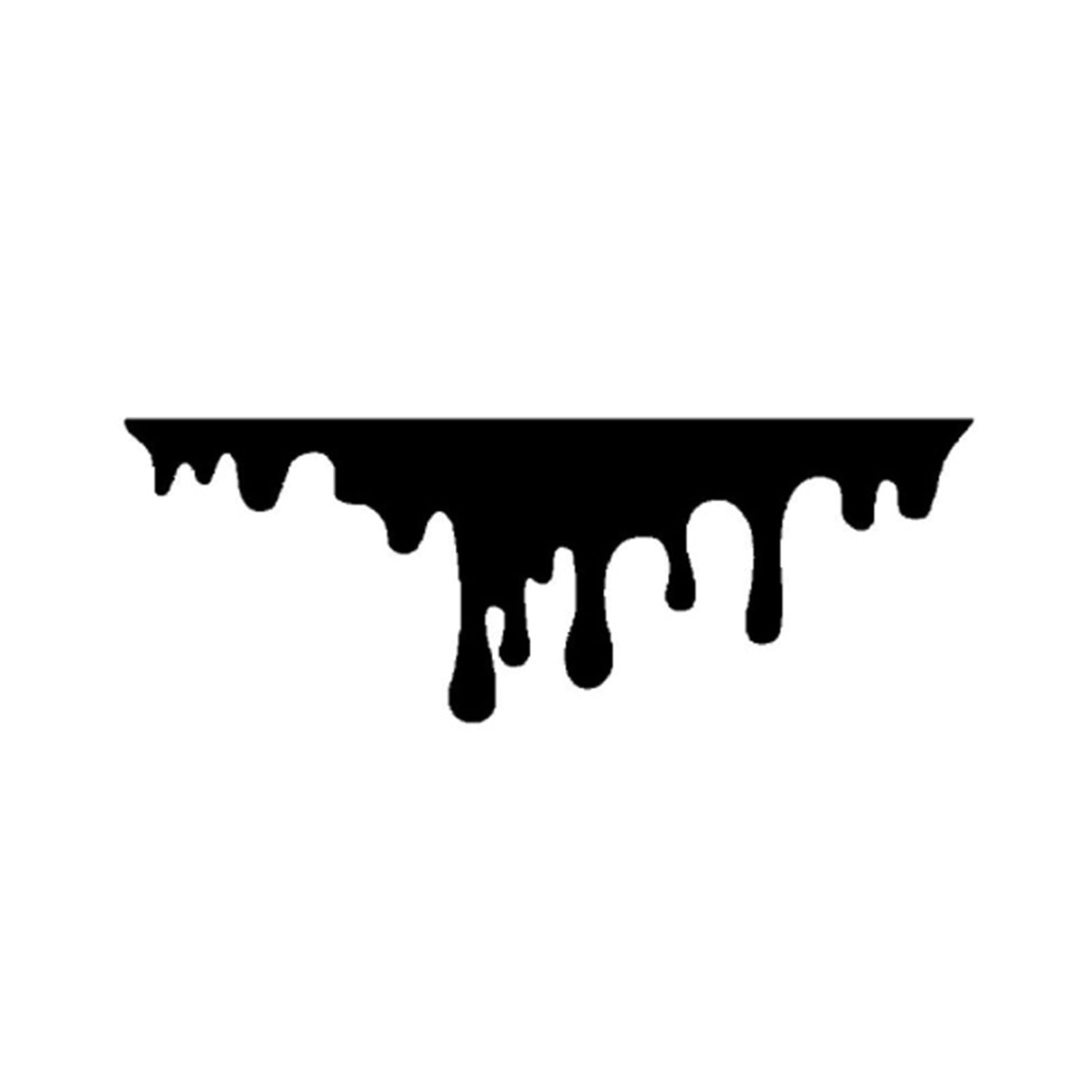 ZToonmas 5.5" x 1.9" Halloween Blood Drip Car Sticker - Reflective ...