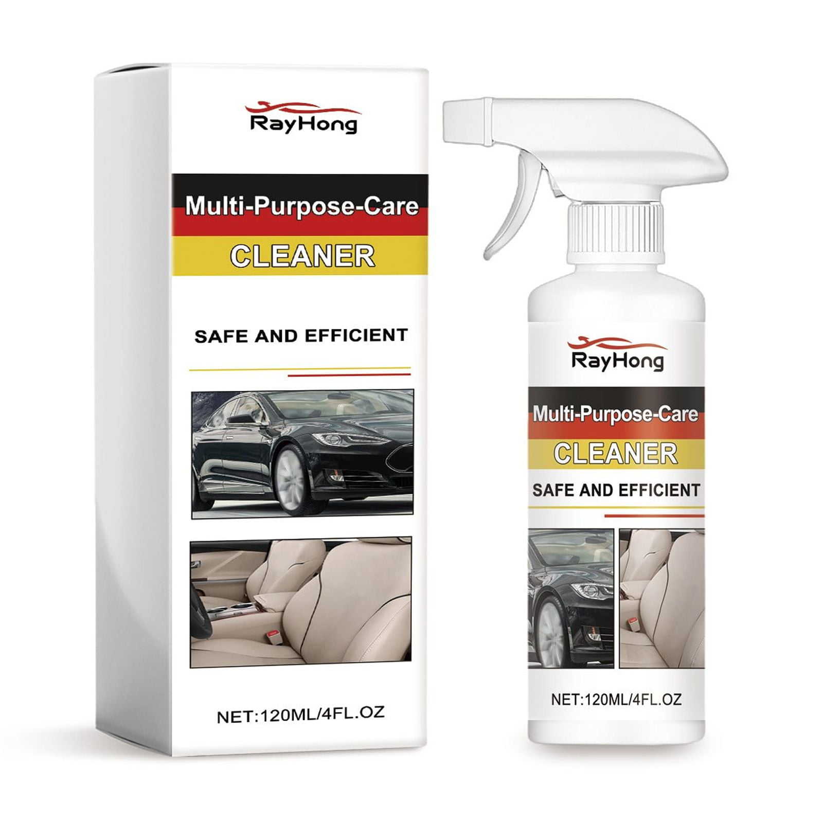 ZToonmas Car Window Cleaner Multifunctional Foam Cleaner Foam Cleaner Leather Seat Leather ...