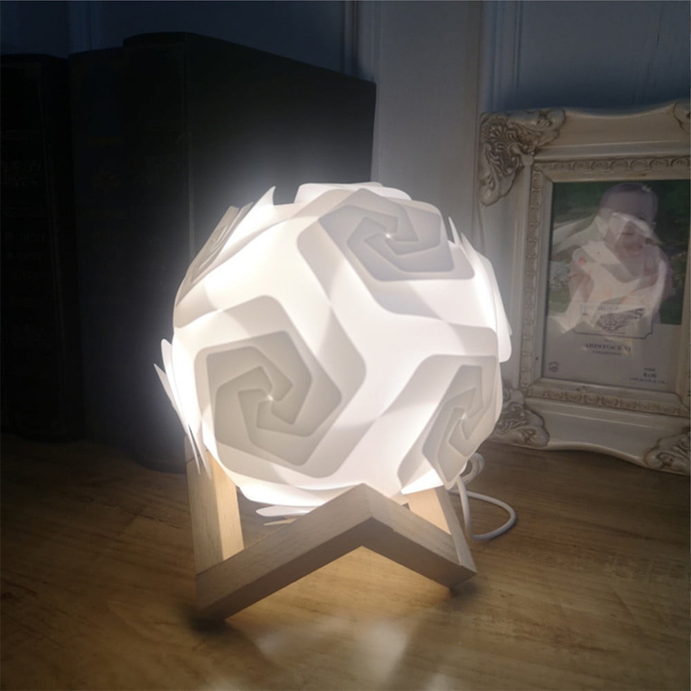 ZToonmas Colorful Led Night Light - Diy Rose Puzzle Lamp Diy Lamp ...
