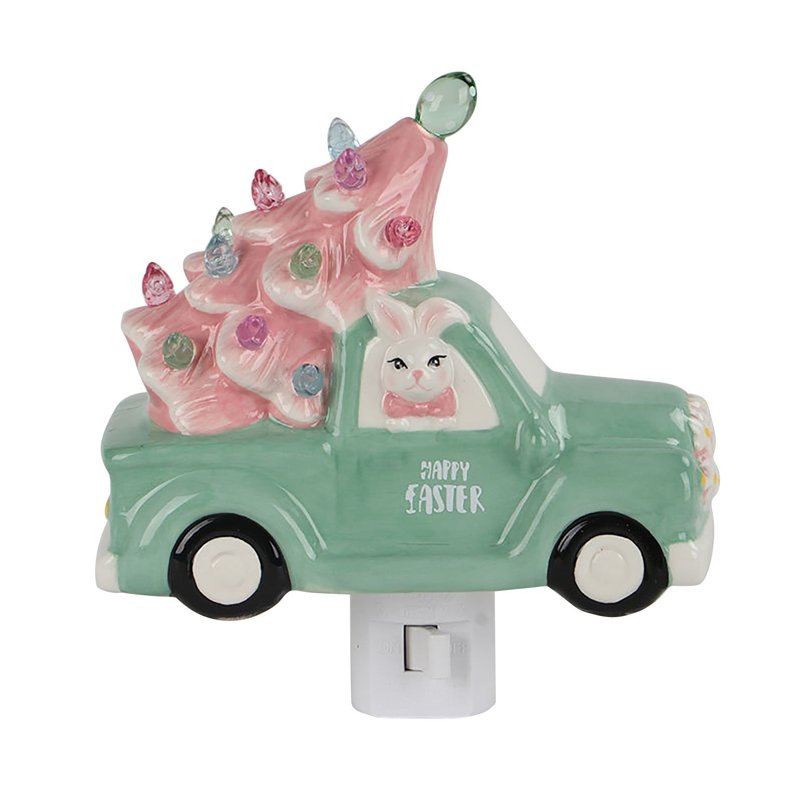ZToonmas Easter Decorations 2025 Bunny Bonfire Flashing Night Light ...