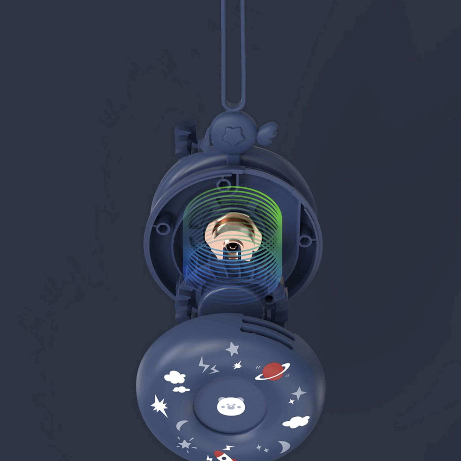 ZToonmas Fan Fan Summer Outdoor Fan Exquisite Small Fan Cooling Fan ...