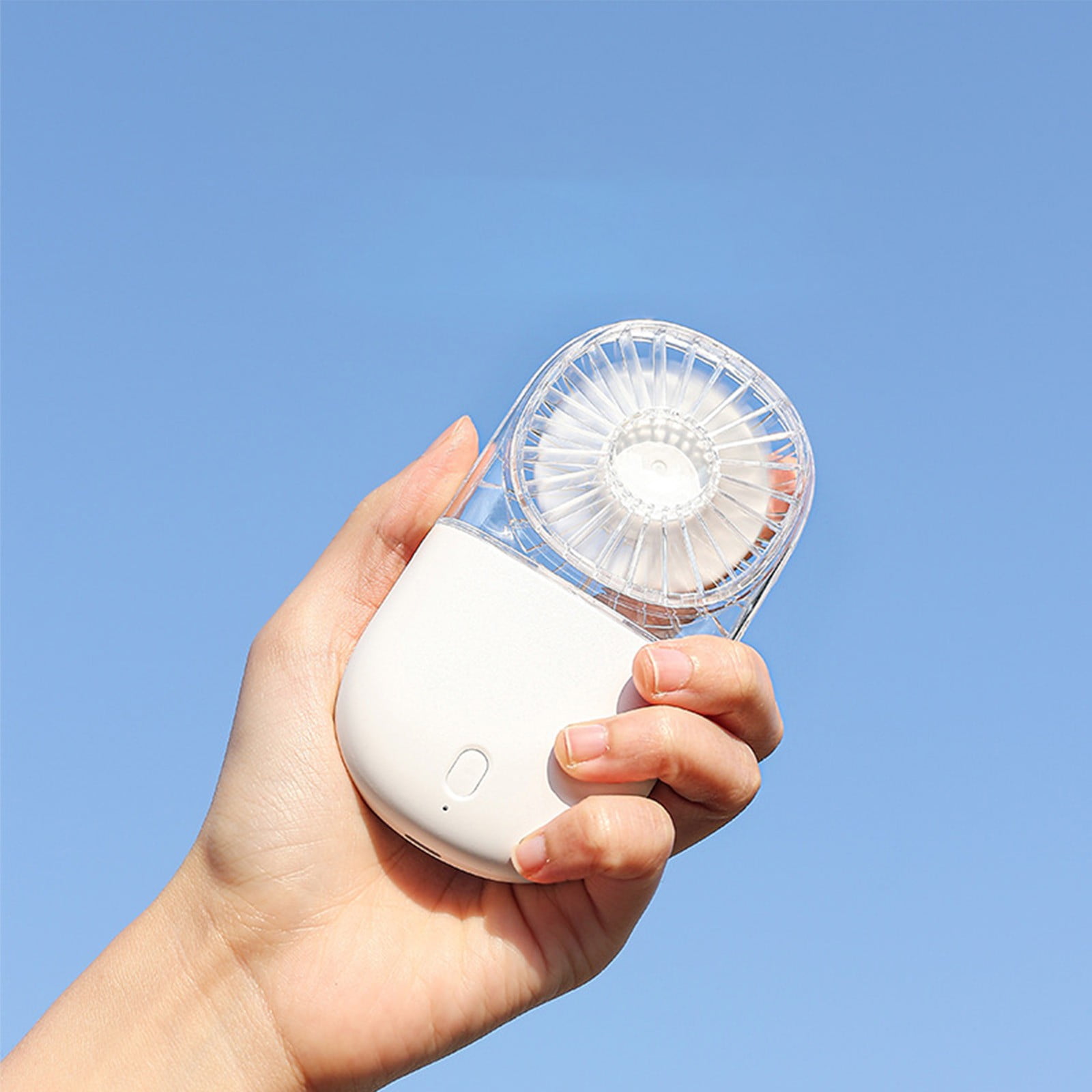 ZToonmas Fan Mini Folding Fan Portable Usb Transparent Fan - Walmart.com