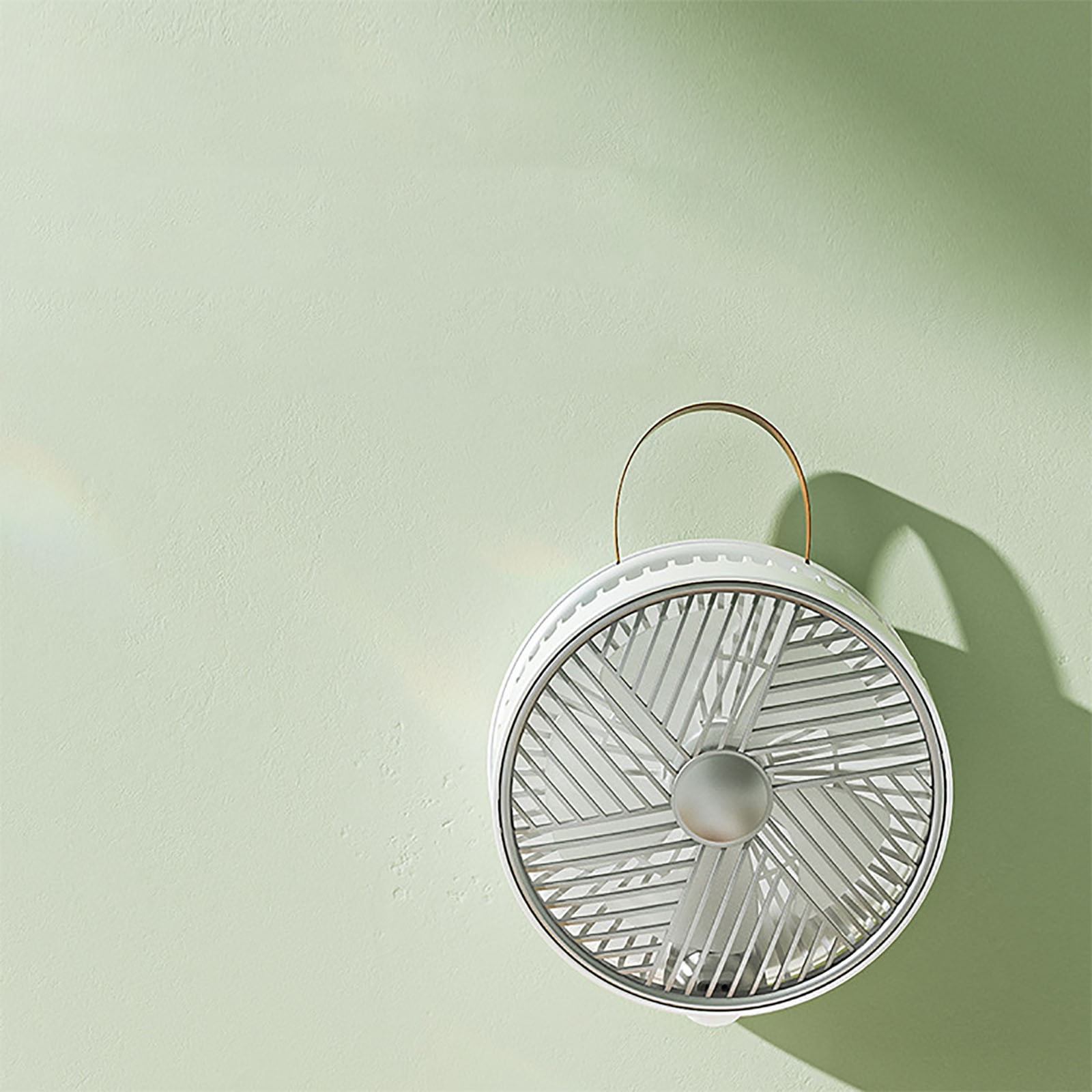 ZToonmas Fan New Wall-Mounted Small Fan Portable Multi-Purpose Table ...