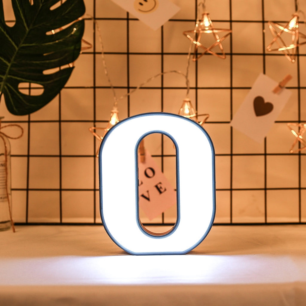 ZToonmas Led Marquee Letter Night Lights, 7 In, Battery Operated ...