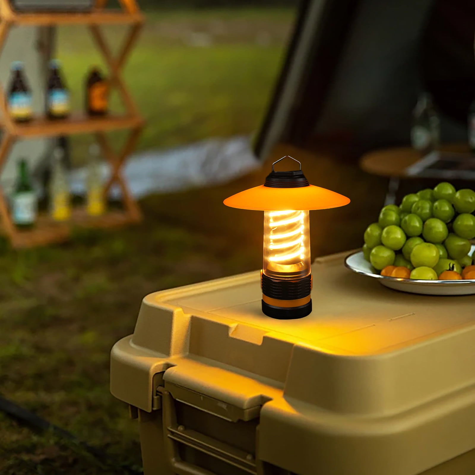 ZToonmas Lights Outdoor Portable Camping Lantern Two Light Sources Led ...