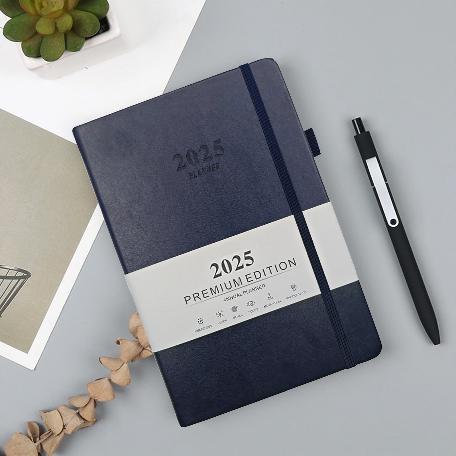 ZToonmas Notebook 2025 English Calendar 365 Days Daily Study Plan ...
