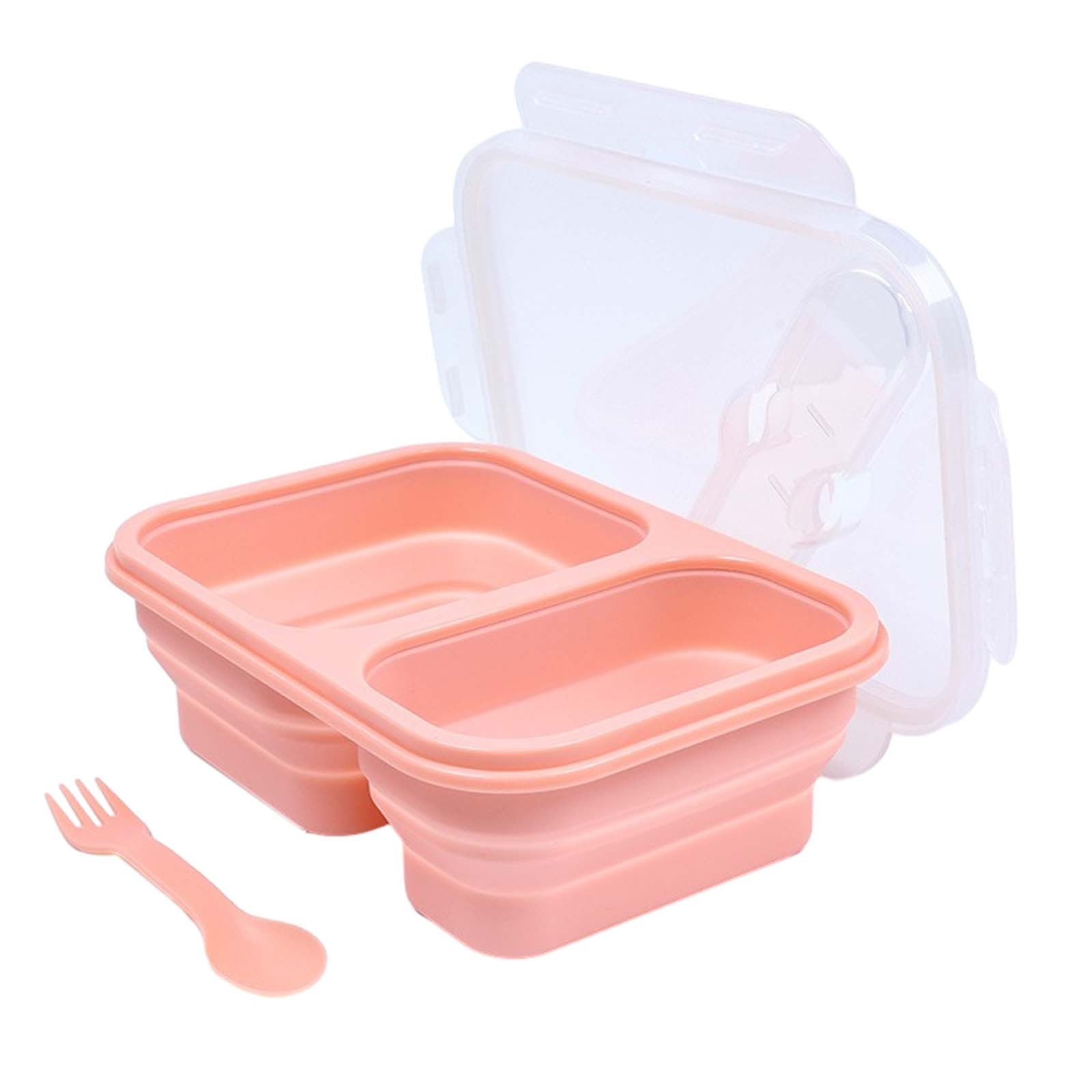 ZToonmas Partition Lunch Box Folding Lunch Box Set Outdoor Camping Food ...