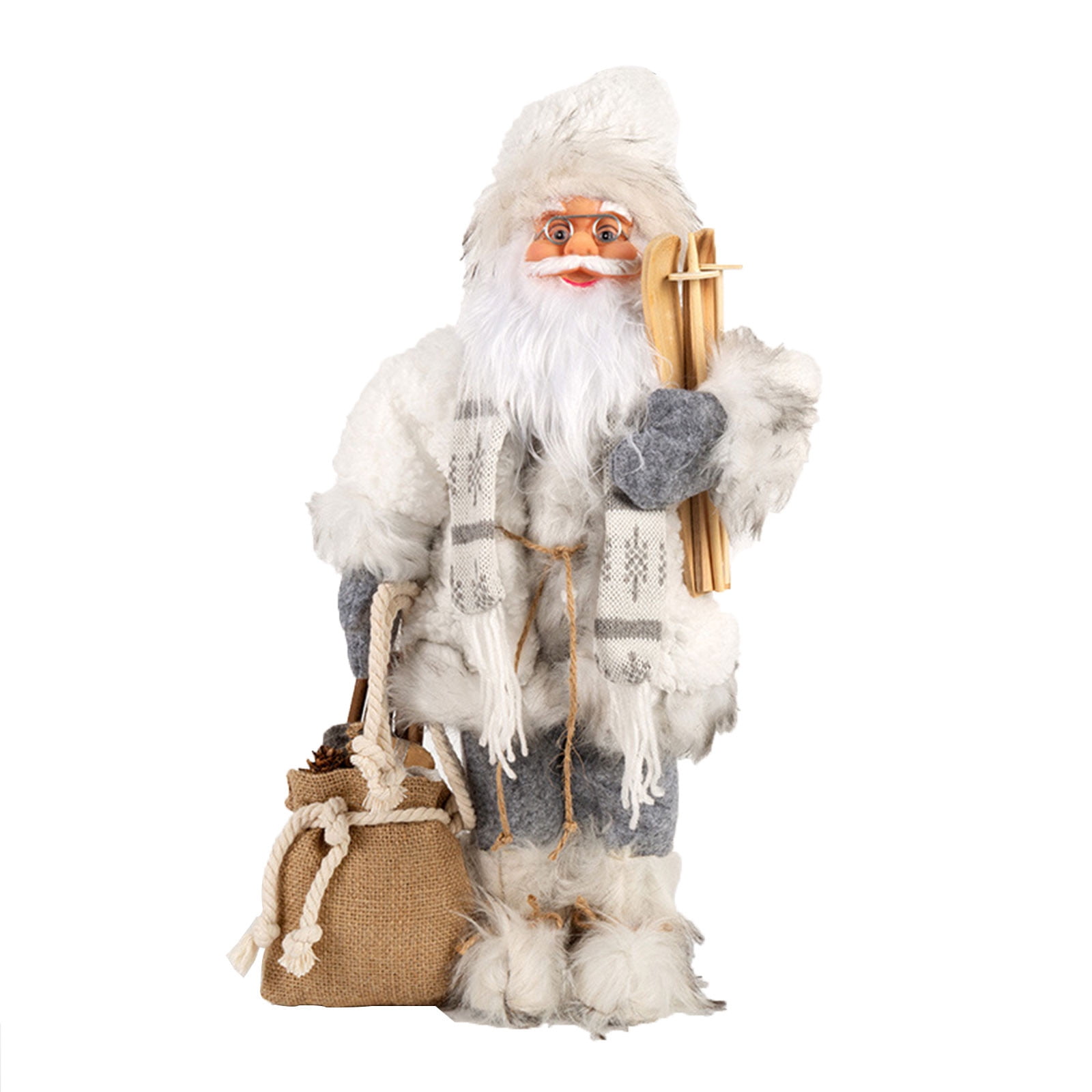 ZToonmas Santa Claus Figurines 18Inch Christmas Standing Santa Claus ...