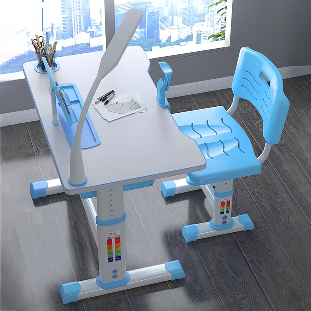 ZToonmas School Supplies Children'S Combined Study Table Plastic Work ...