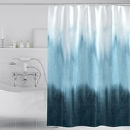 Farmhouse Shower Curtain with A Ruffle Hem Black Linen Shower Curtain ...