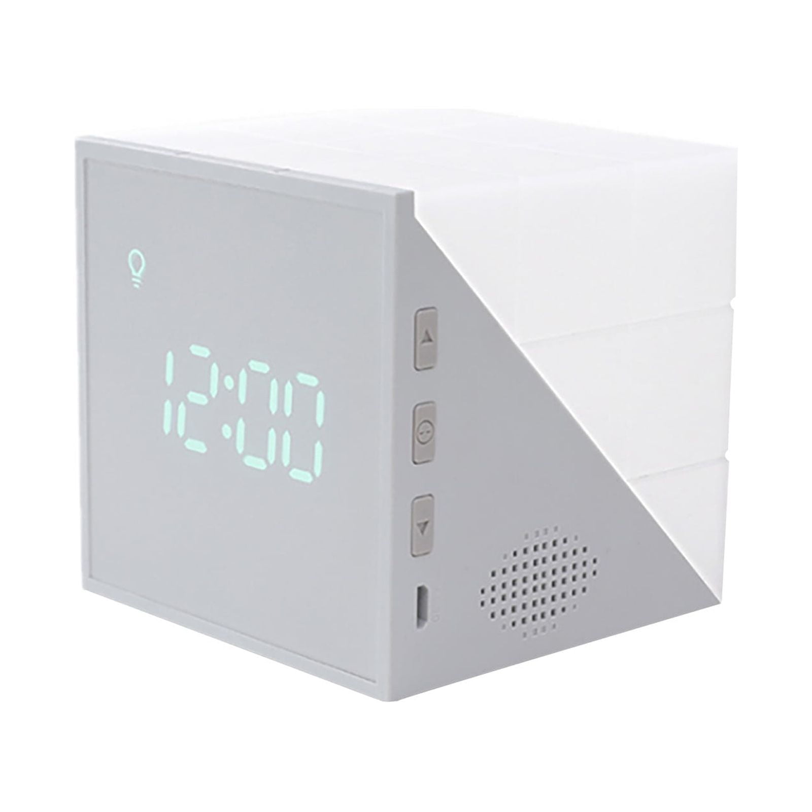 ZToonmas Time Cube Alarm Clock With Led Night Light And Bluetooth ...