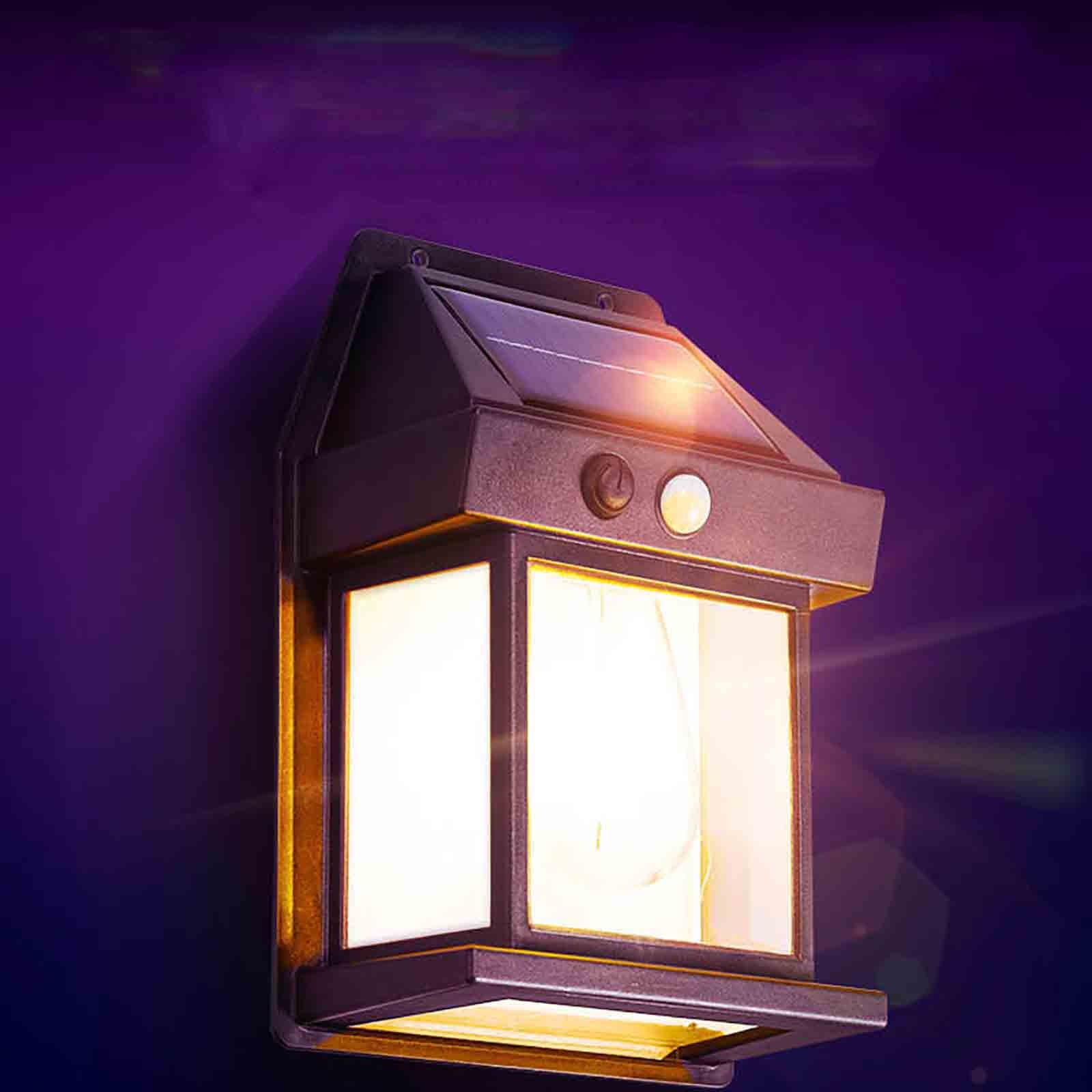 ZToonmas outdoor lights Light Source Wall Light Solar Rechargeable ...