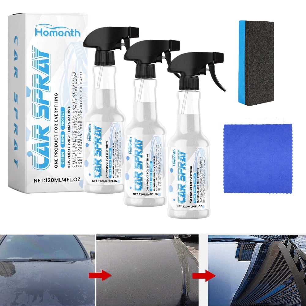 ZUANYETD Car Spray High-Protection Multi-Functional Coating Refresher ...