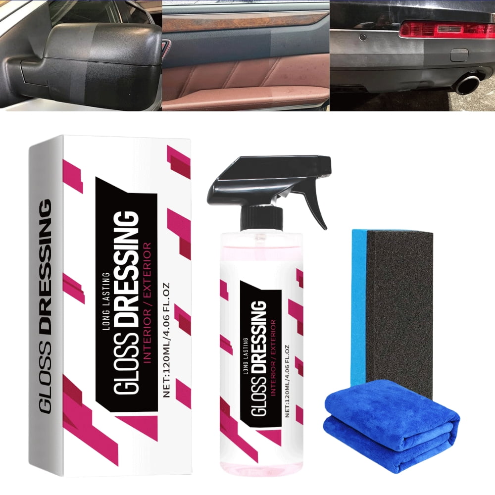 ZUANYETD Gloss Dressing - Plastic, Gloss Dressing for Detailing ...