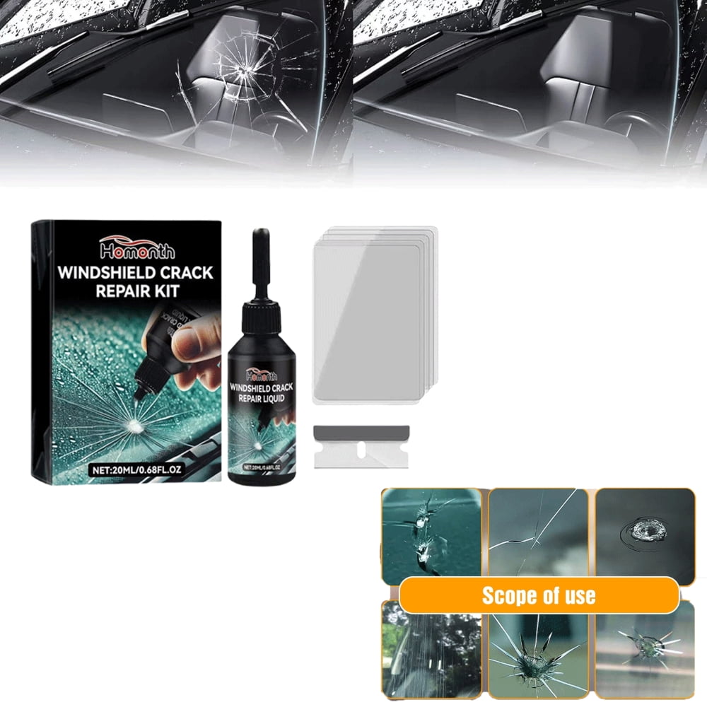 ZUANYETD Windshield Crack Repair Kit, Advanced Cracks Gone Glass Repair ...