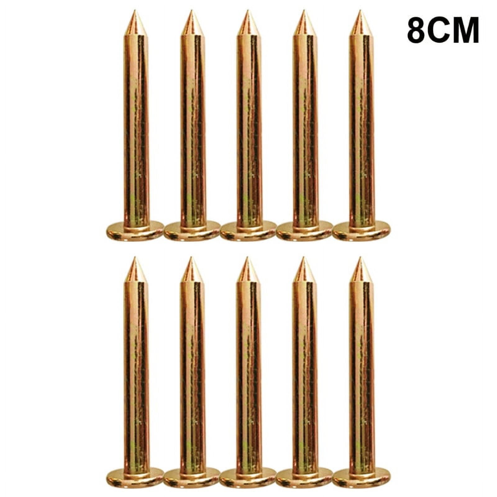 ZUARFY 10pcs/set 3/5/7/8/10cm Surveying Steel Nails Survey Marker ...