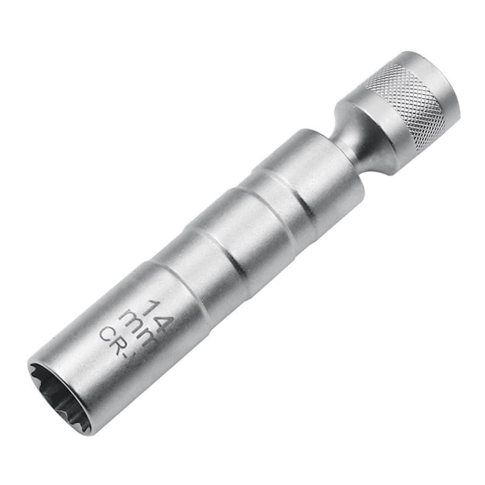 ZUARFY 14mm Thin Wall Magnetic Swivel Spark Plug Socket 3/8-Inch Drive ...