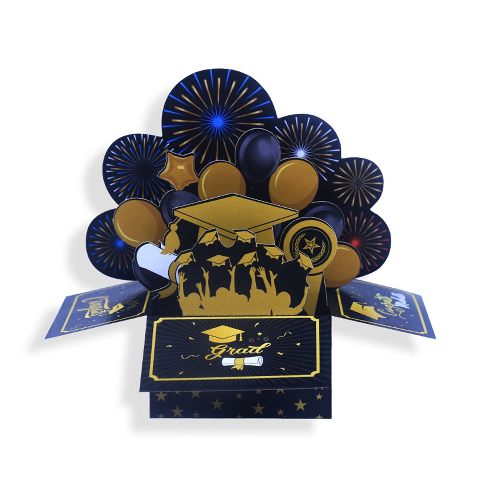 ZUARFY 3D Pop Up Card Graduation Greeting Cards Congratulations Card ...