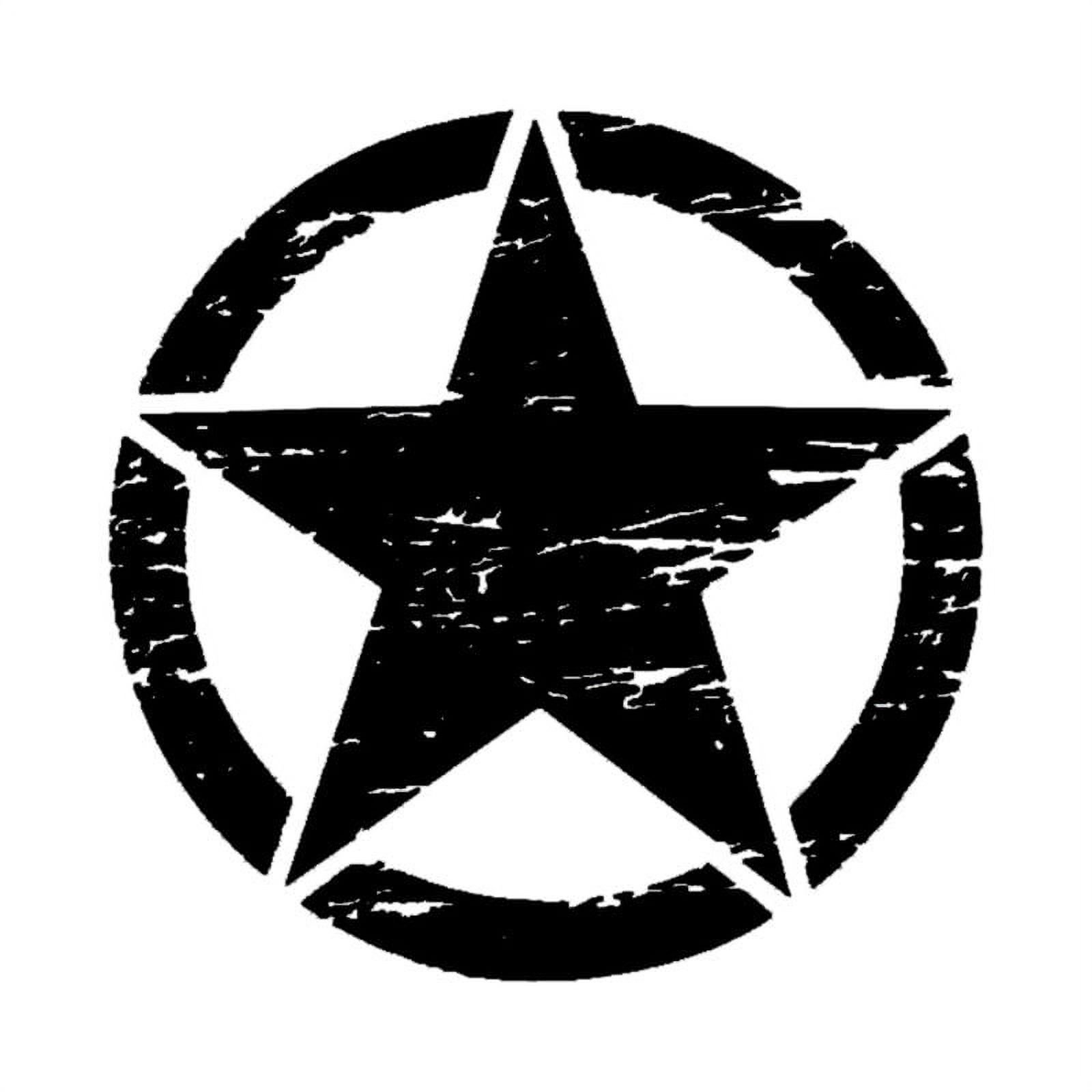 Military Star Stickers