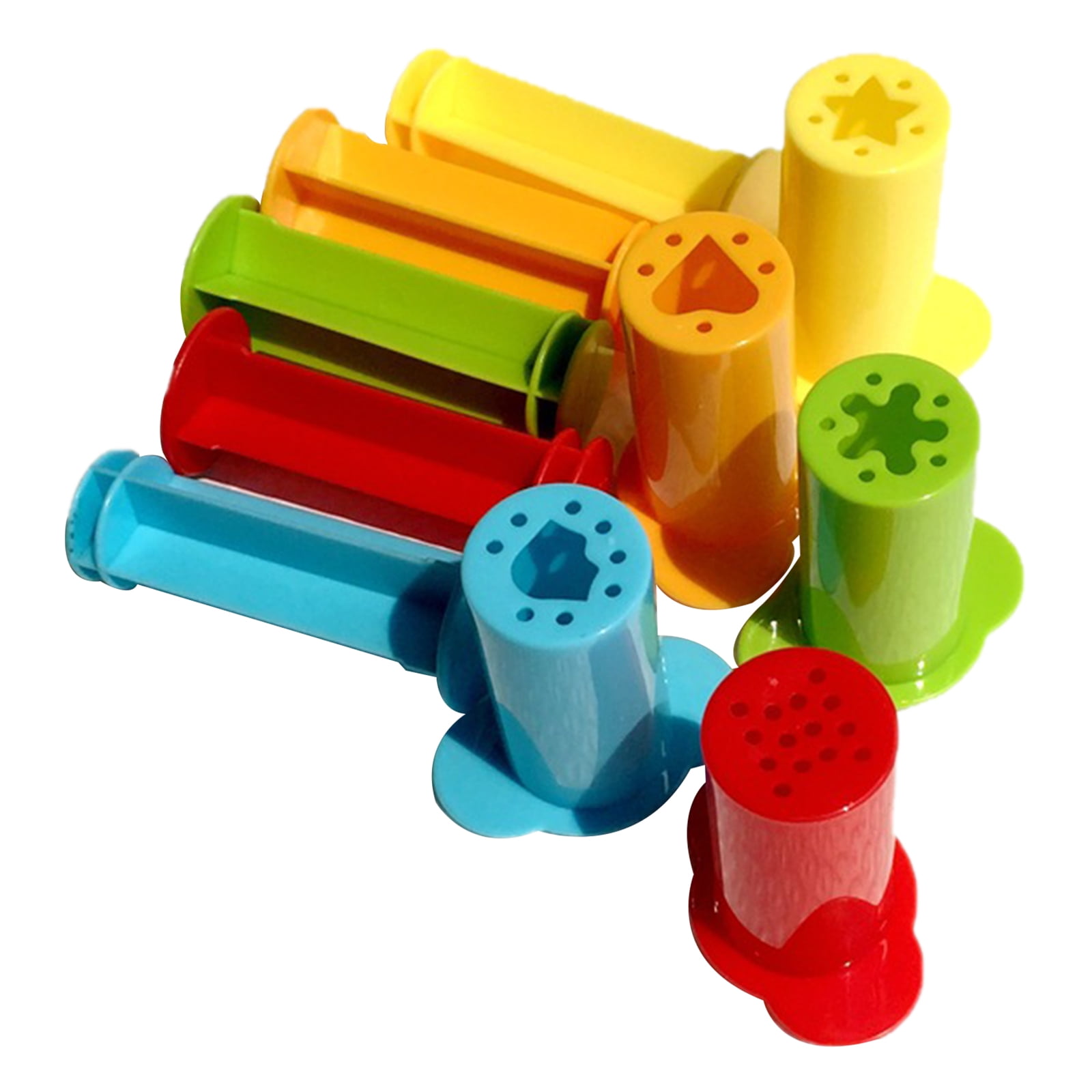 ZUARFY Kids Slime Putty Toys Molds 5PCS Colorful Plastic Shaper for ...
