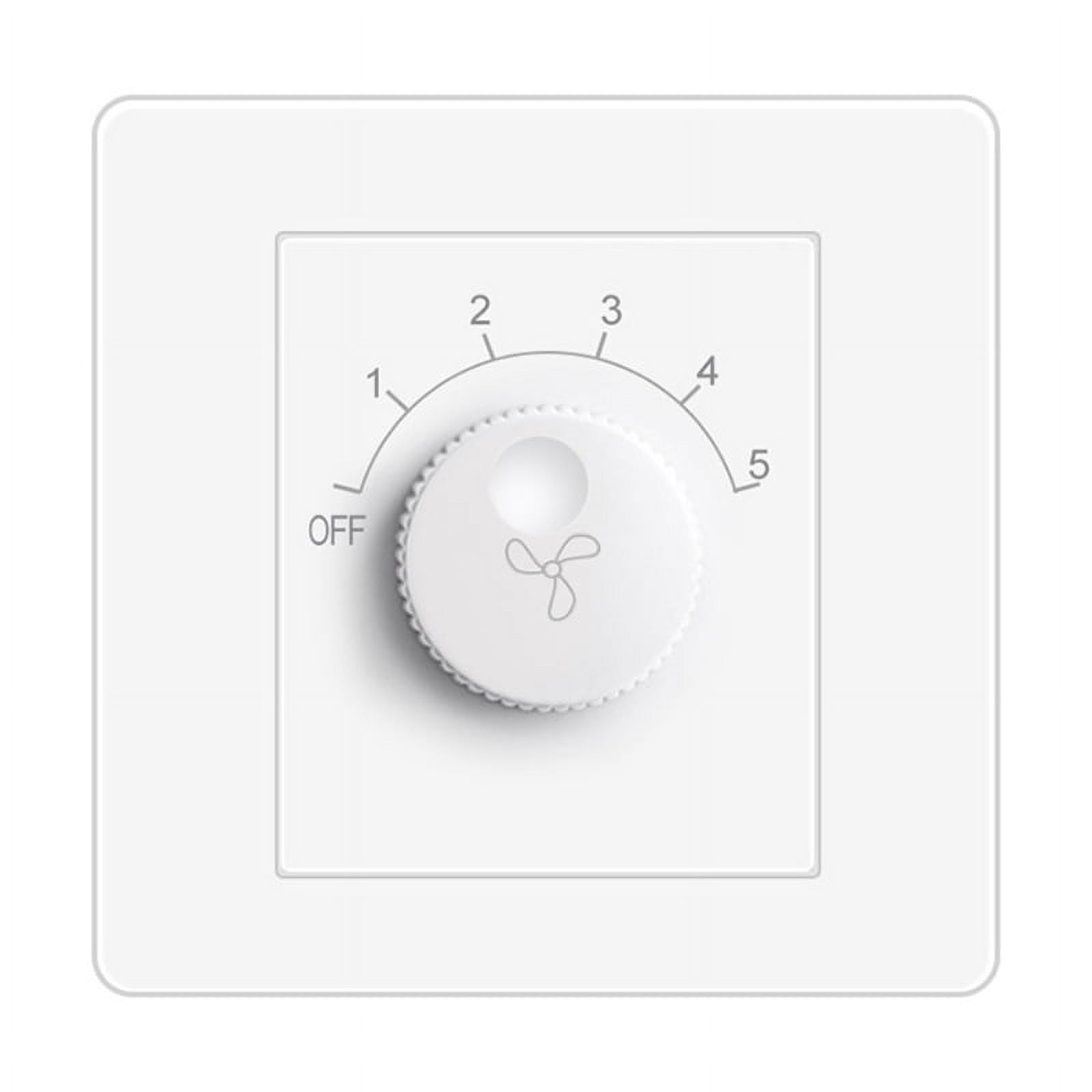 ZUARFY Variable Speed Wall Control Speed Adjuster for Ceiling Fan, Dial ...