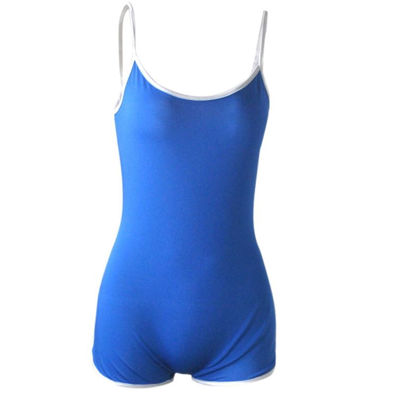 ZUARFY Women Sleeveless Bodycon Jumpsuit One Piece Sexy Spaghetti Strap ...