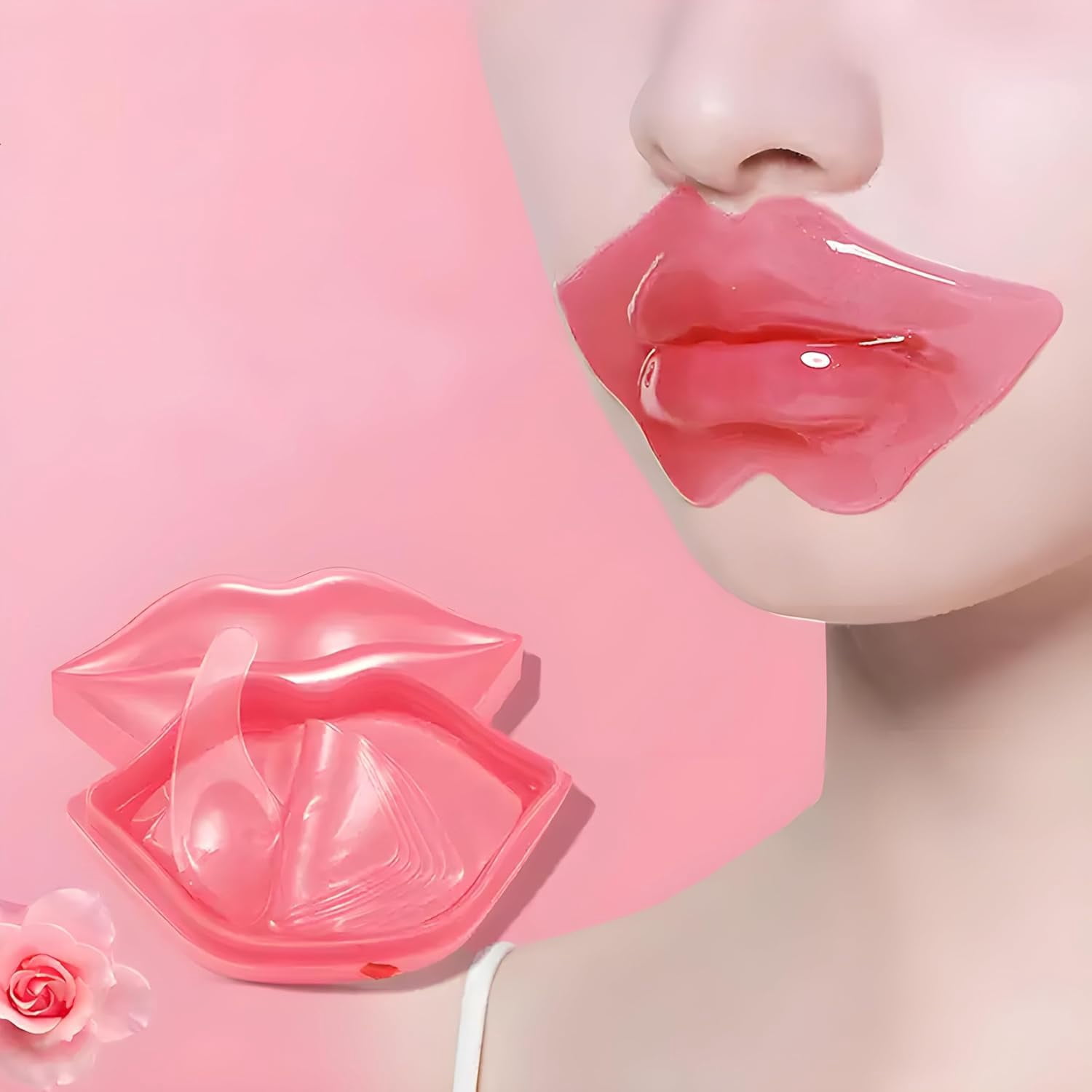 ZUBAT 20 Pcs Hydrating Lip MaskLip Sleep Mask Reduces Lip Lines and ...