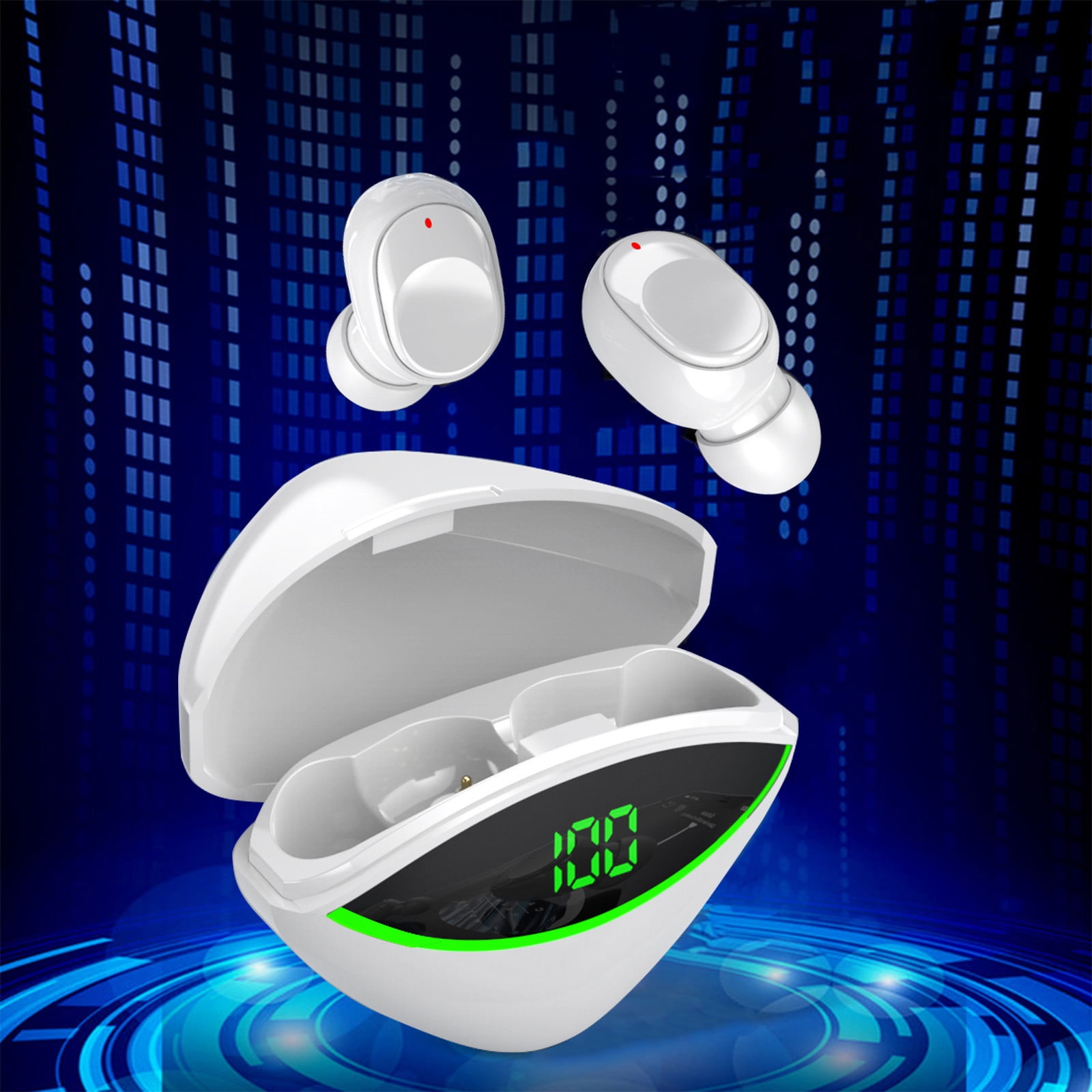 ZUBKTE Bluetooth Wireless Headset Wireless Earbuds Bluetooth 5.3 in Ear ...