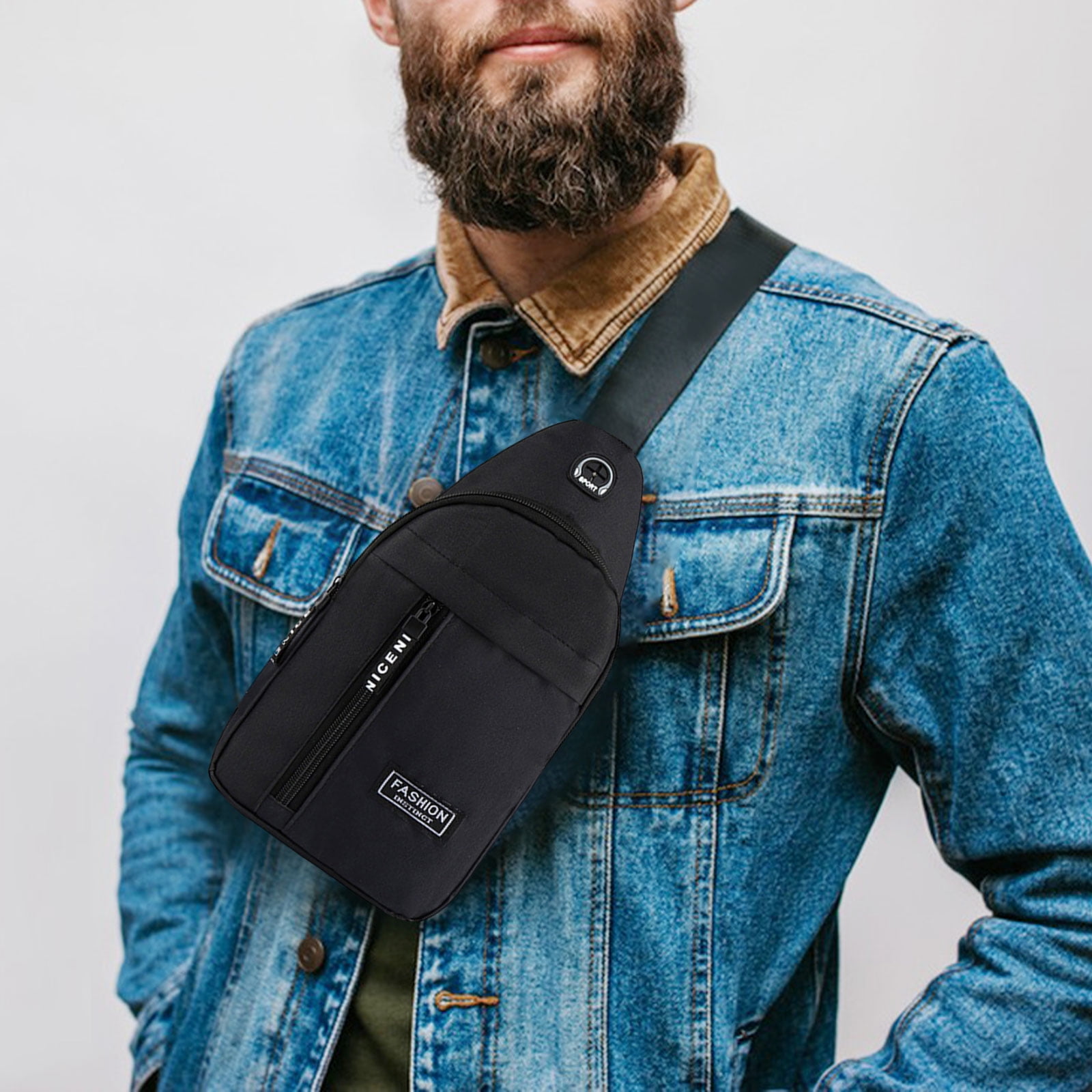 ZUBKTE Crossbody Shoulder Bag Models Japanese Hundred Matching Chest ...