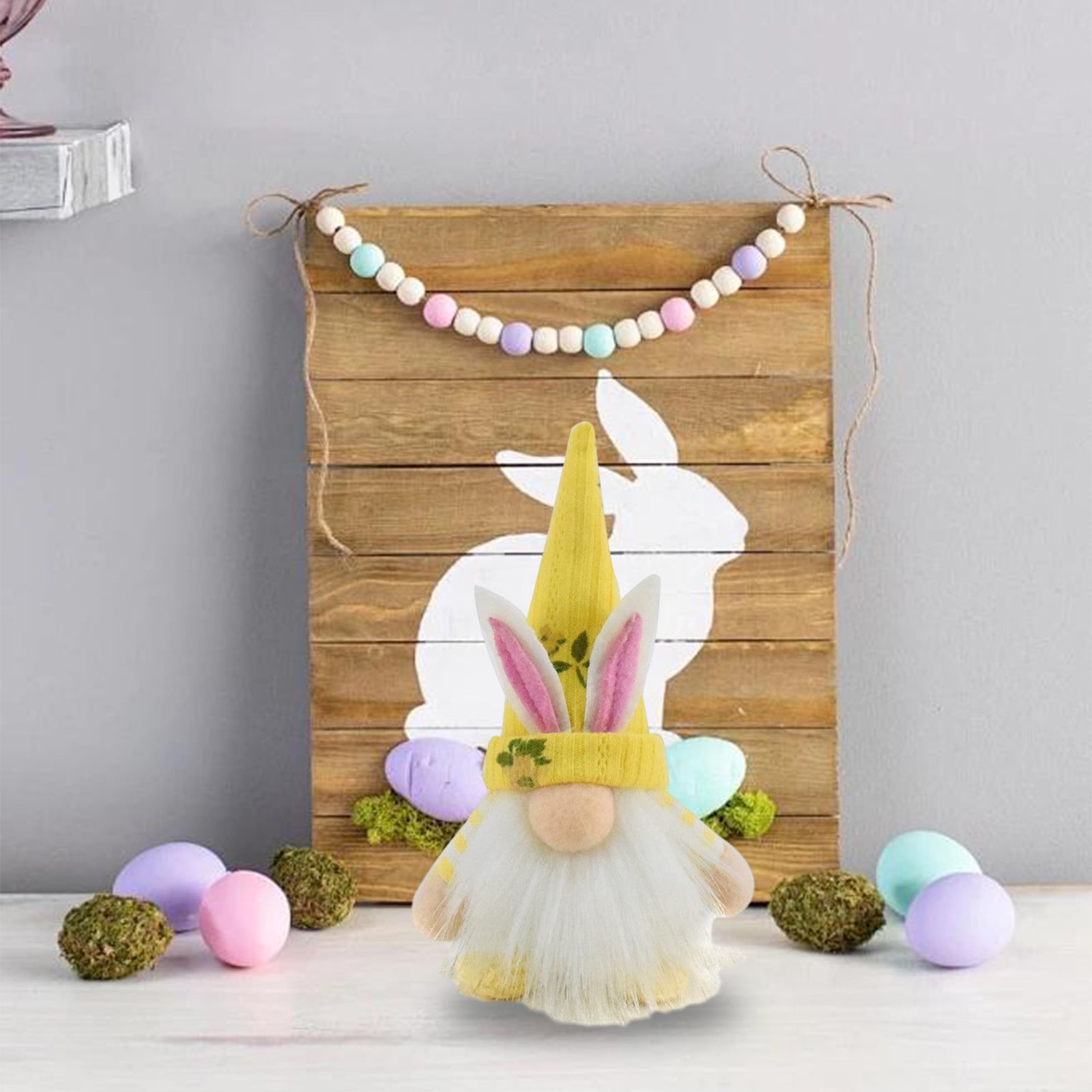 ZUBKTE Easter EggsPlush Bunnys Faceless Gnome Stuffed Animals Cute ...