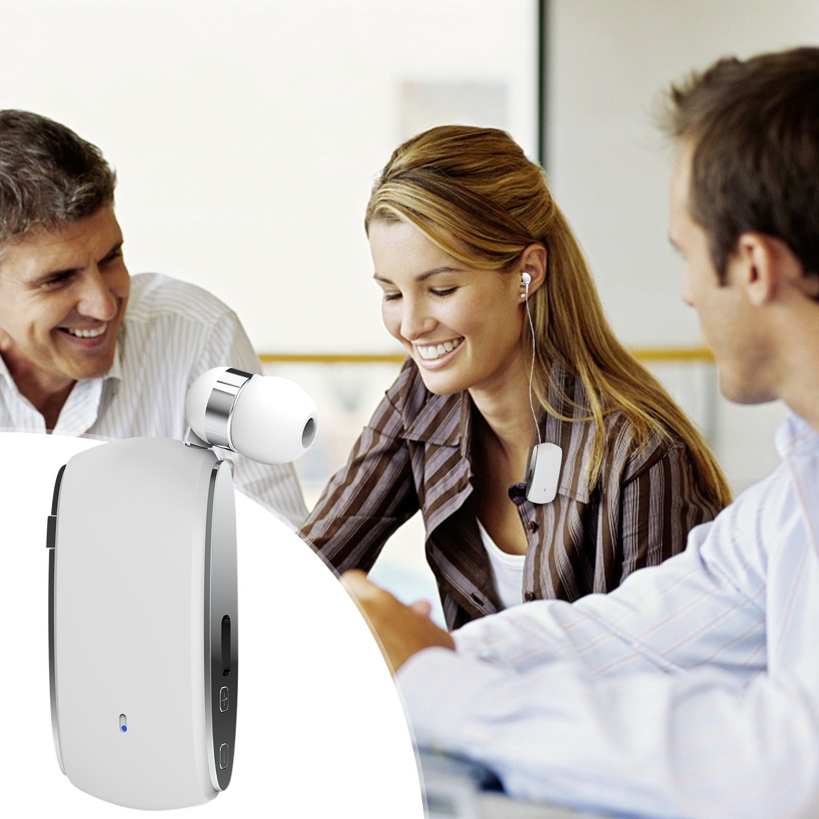 ZUBKTE Wireless Bluetooth Headset Collar Style Bluetooth Earphones ...