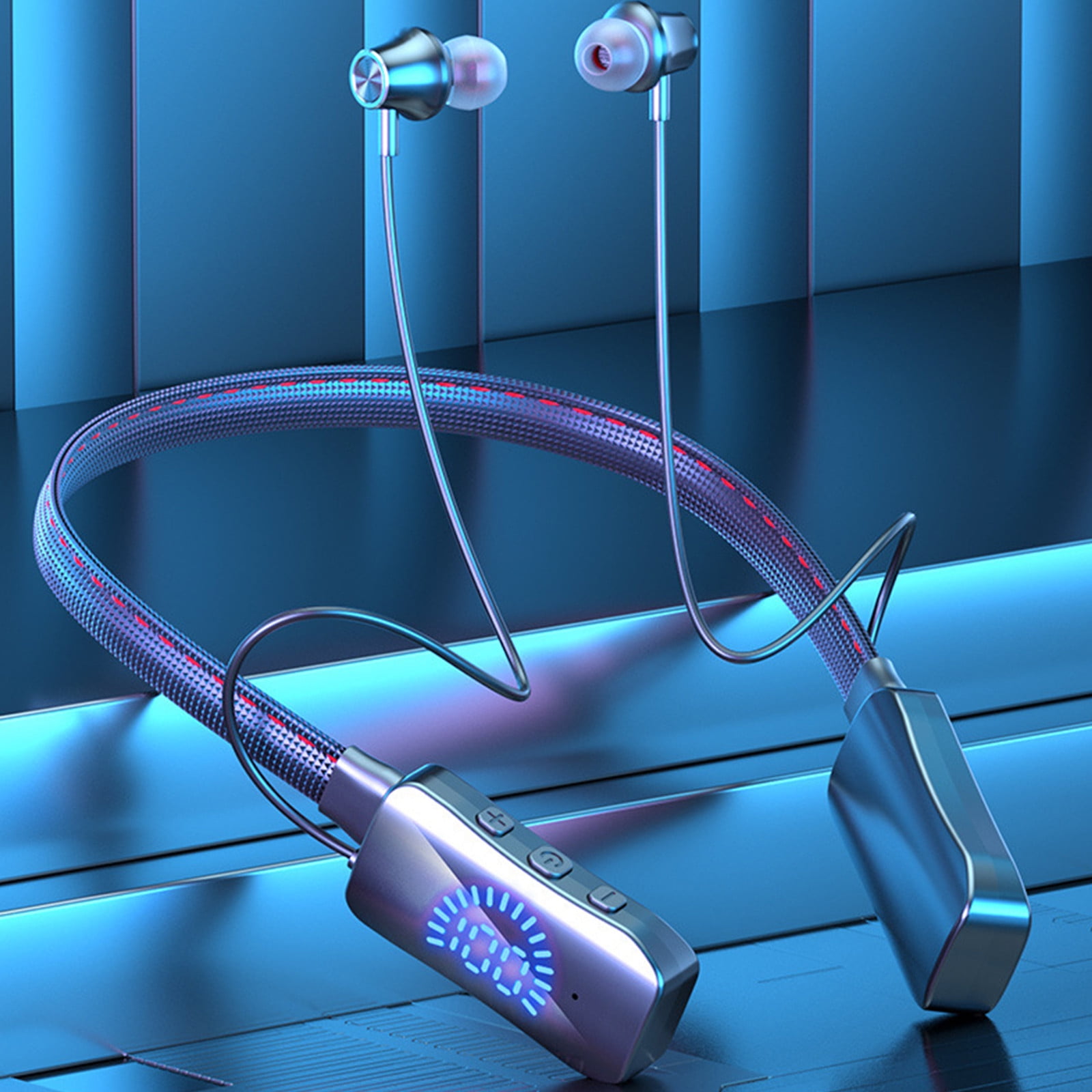 ZUBKTE Wireless Bluetooth Headset Wireless Earplugs Hang Ear Type IPX6 ...