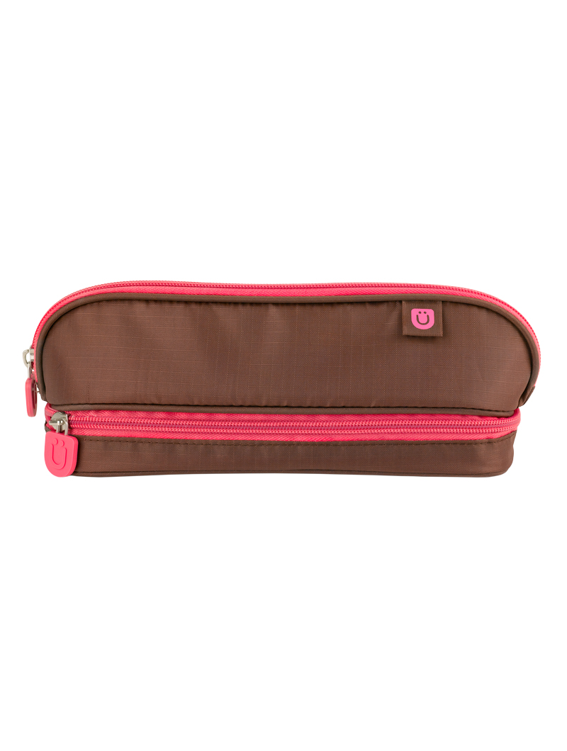 ZUCA Pencil Case (Brown/Pink) - Walmart Business Supplies