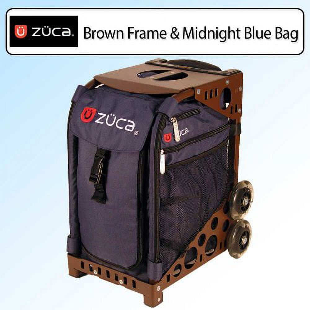 ZUCA Sports Kit With Midnight Blue Insert Bag & Brown Frame - Walmart.com